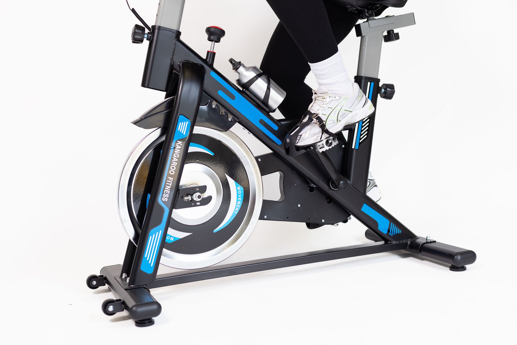 Blue Kangaroo Fitness Exercise Spin Bike, Supports Up to 120kg ...