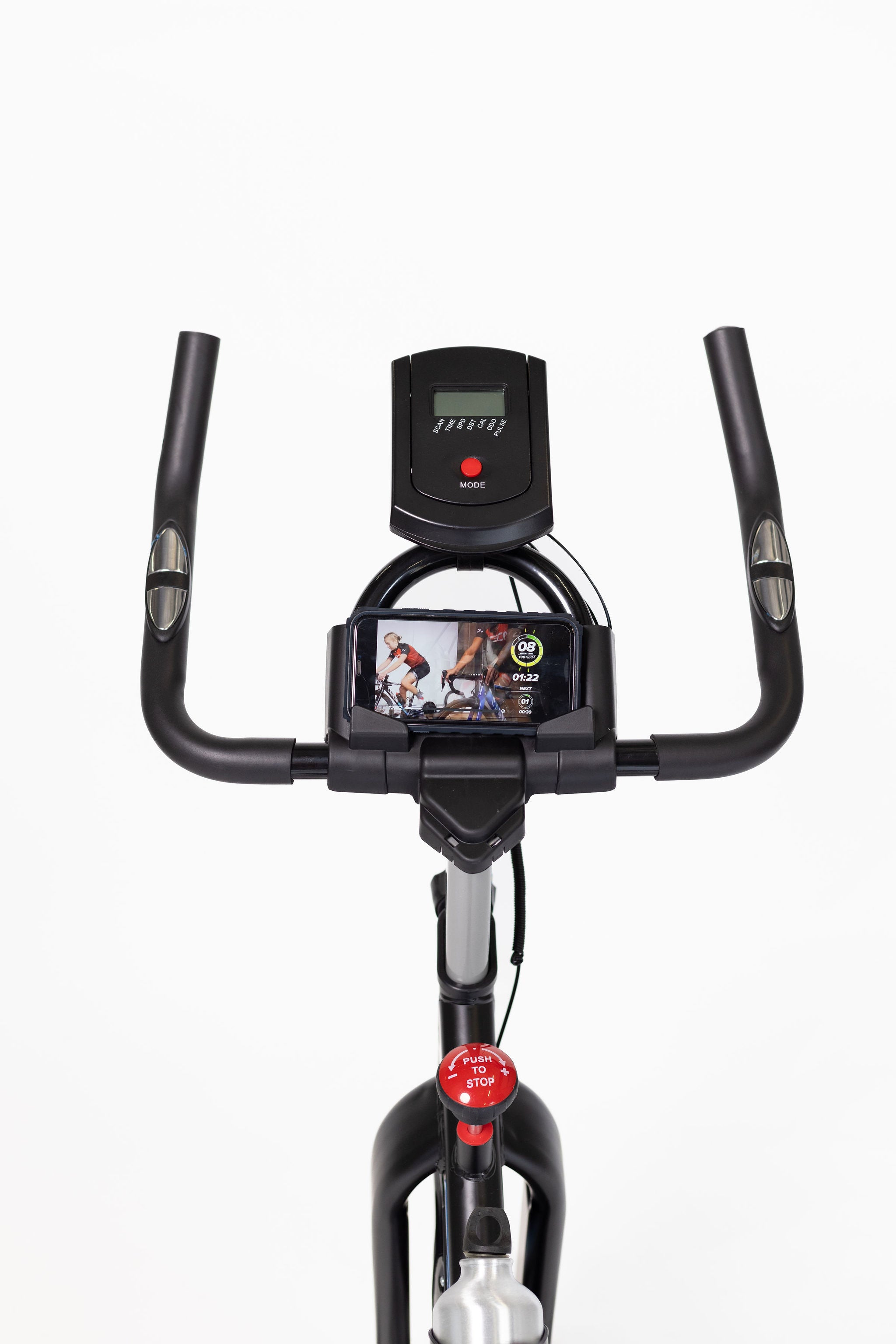 Blue Kangaroo Fitness Exercise Spin Bike, Supports Up to 120kg ...