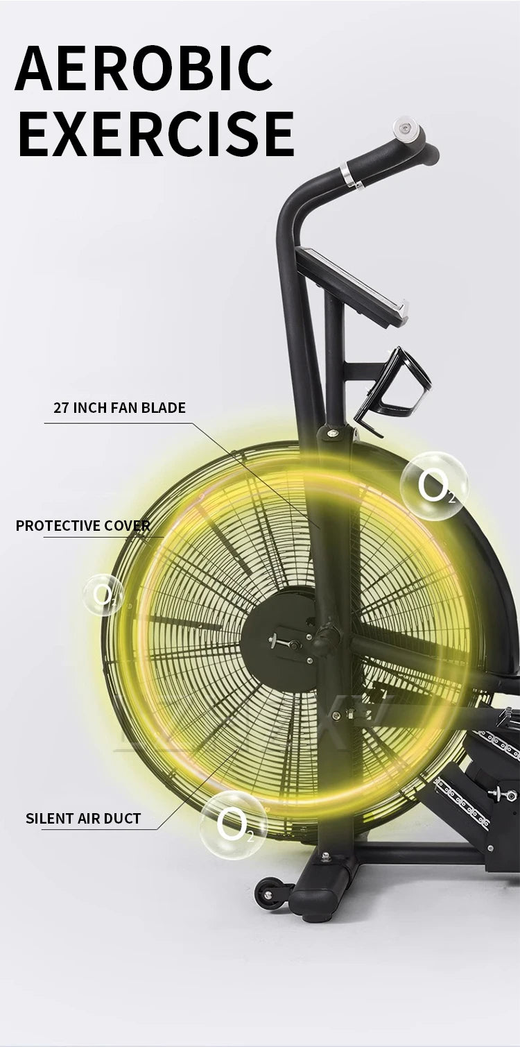 Air Bike Air Resistance Fitness Bike Professional Fan Spinning Bike Ho – KangarooFitness